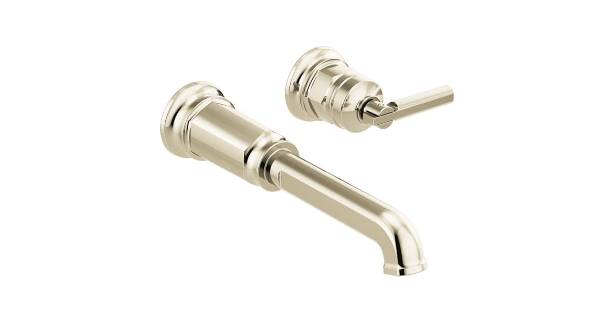 Brizo T65776LF-PNLHP-ECO Invari 1.2 GPM Wall Mounted Single Hole ...
