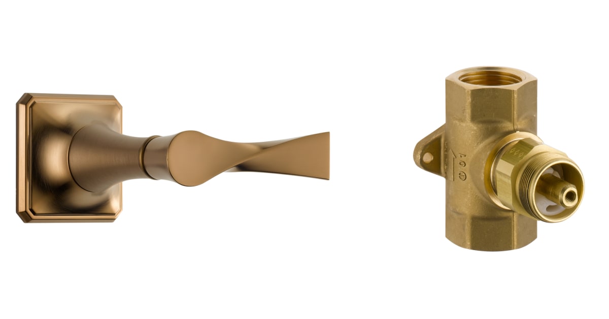 Brizo T66630-BZ / R66600 Virage Sensori Volume Control Trim - Valve ...