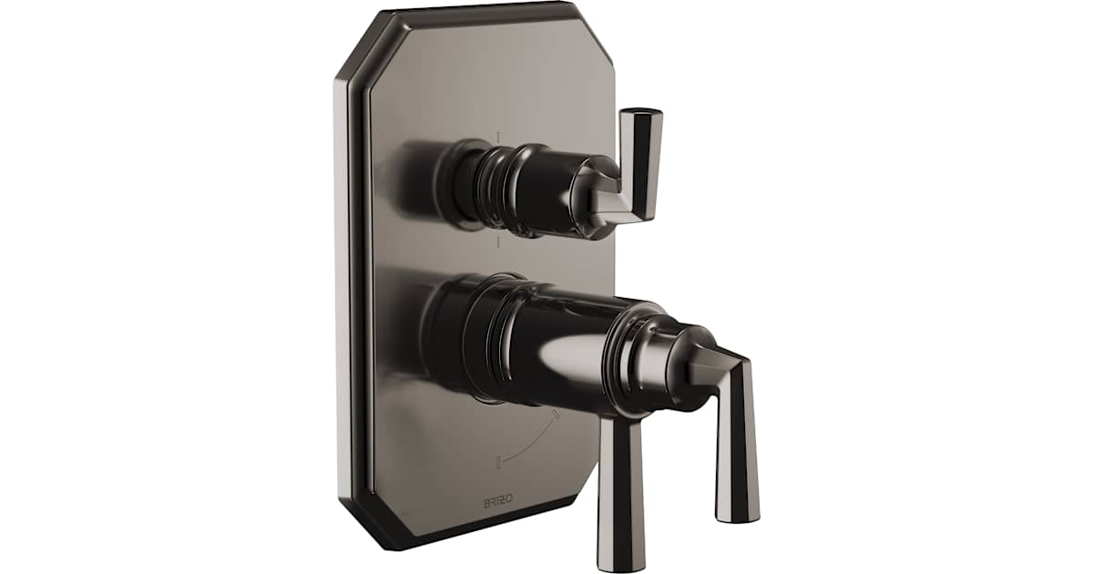 Brizo T75665-BNX Beauclere Thermostatic Valve Trim with Integrated ...