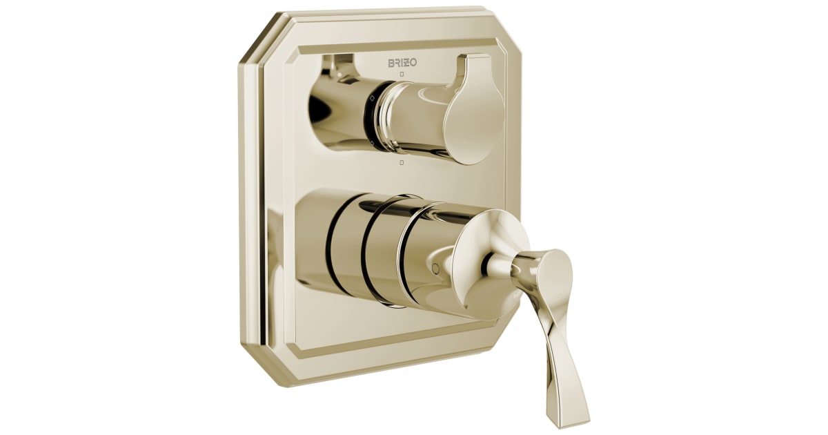 Brizo T75P630-PN Virage Pressure Balanced Valve Trim with Integrated 6 ...