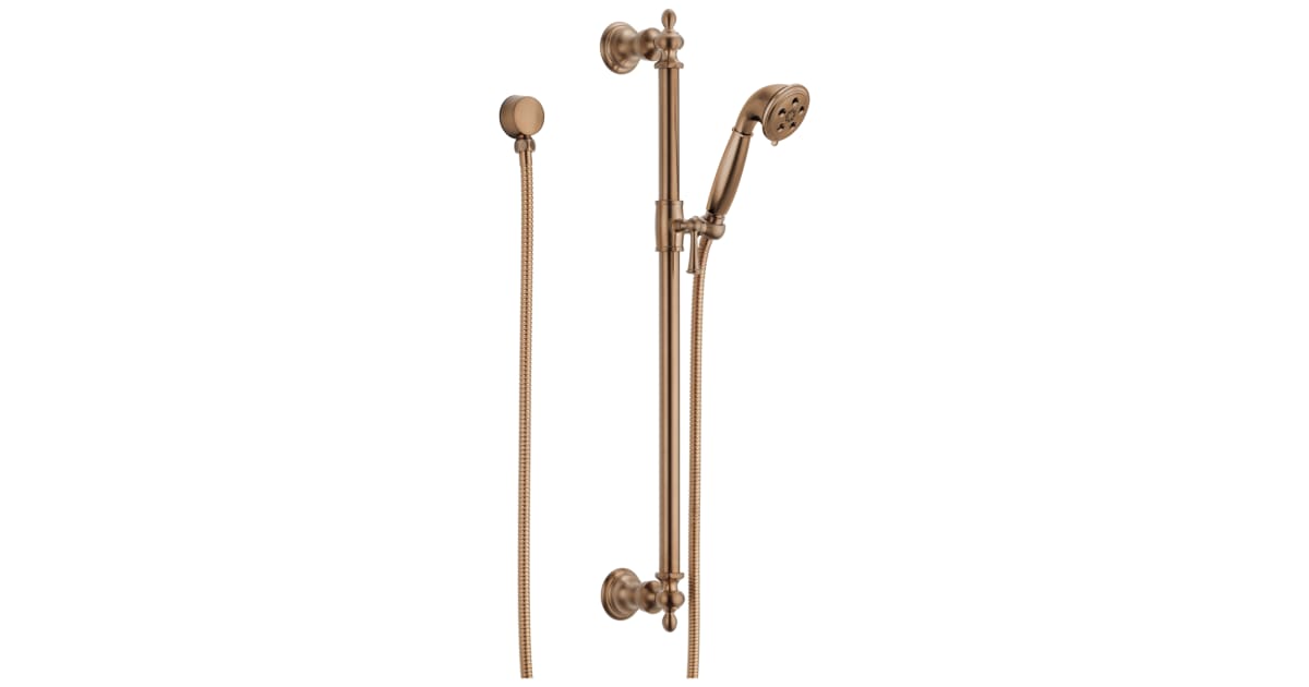 Brizo 85710-BZ Traditional Hand Shower Package with Slide Bar, Hose ...
