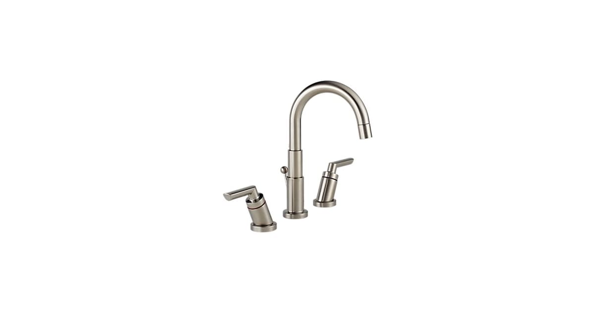 Brizo B6516019-BN Double Handle Bathroom Faucet from the Trevi ...