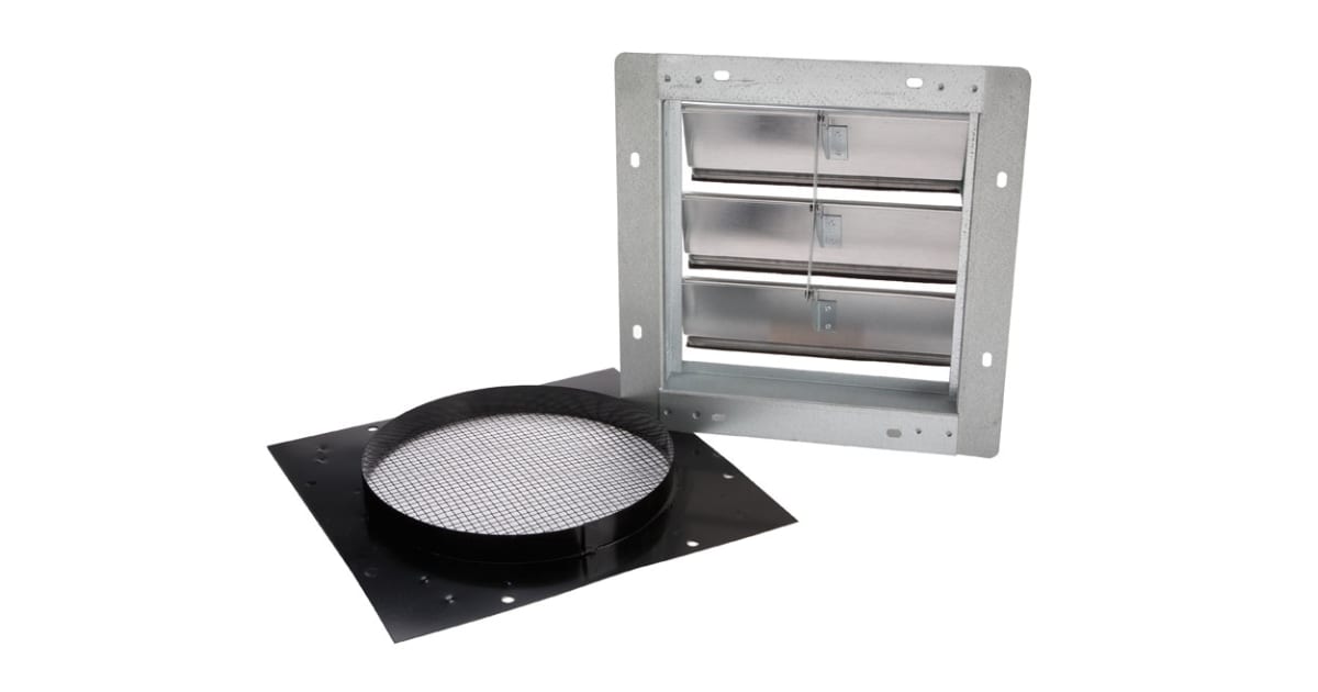 Broan 441 10" Round Duct Wall Cap with Gravity Damper | Ferguson Home