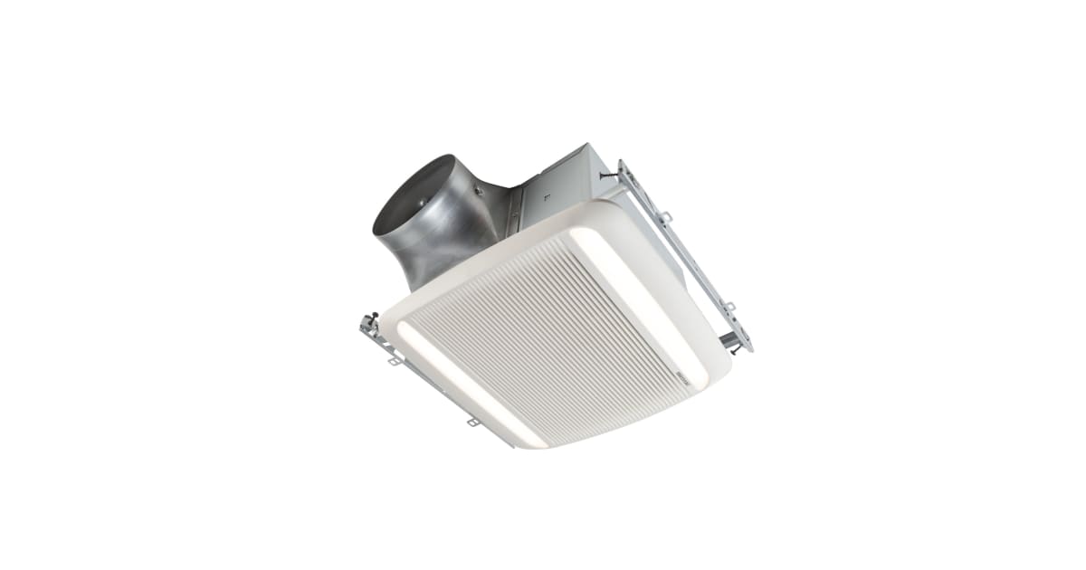 Broan RB110L1 110 CFM .8 Sone Ceiling Mounted HVI Certified Bath Fan ...