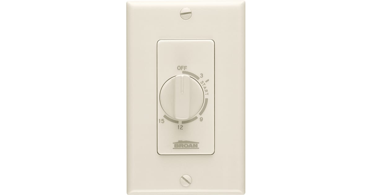 Broan 61V 15 Minute Timer Switch - Ivory | Ferguson Home