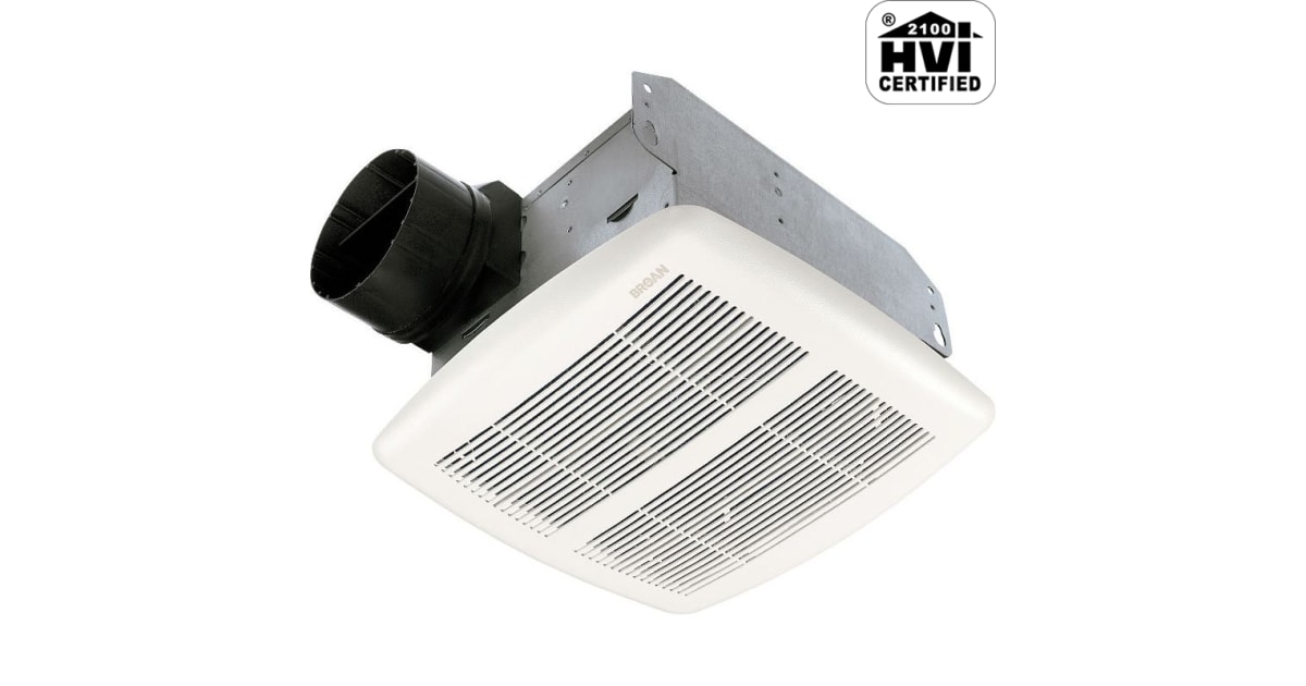 Broan 784 80 CFM 2 Sone Ceiling Mounted Energy Star Rated and HVI ...
