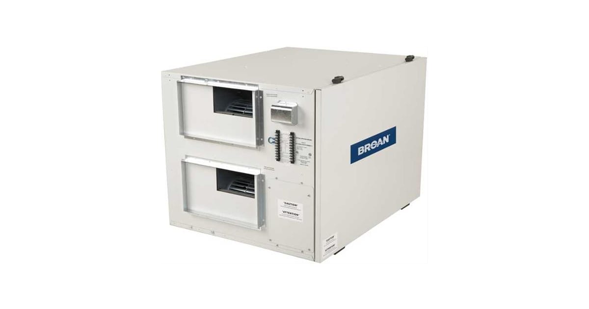 Broan B6LCEPSN 690 CFM Commercial Grade Heat Recovery Ventilator with ...