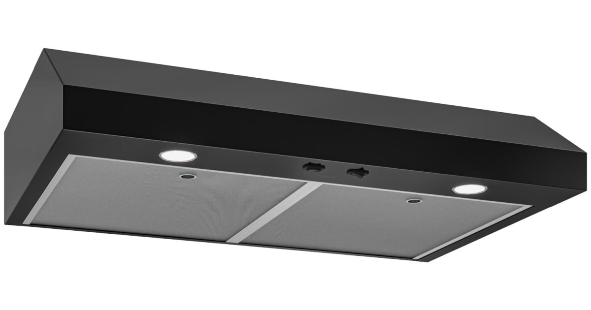 Broan GLA1303BL GLA1 Series 130 - 350 CFM 30 Inch Wide Under Cabinet ...