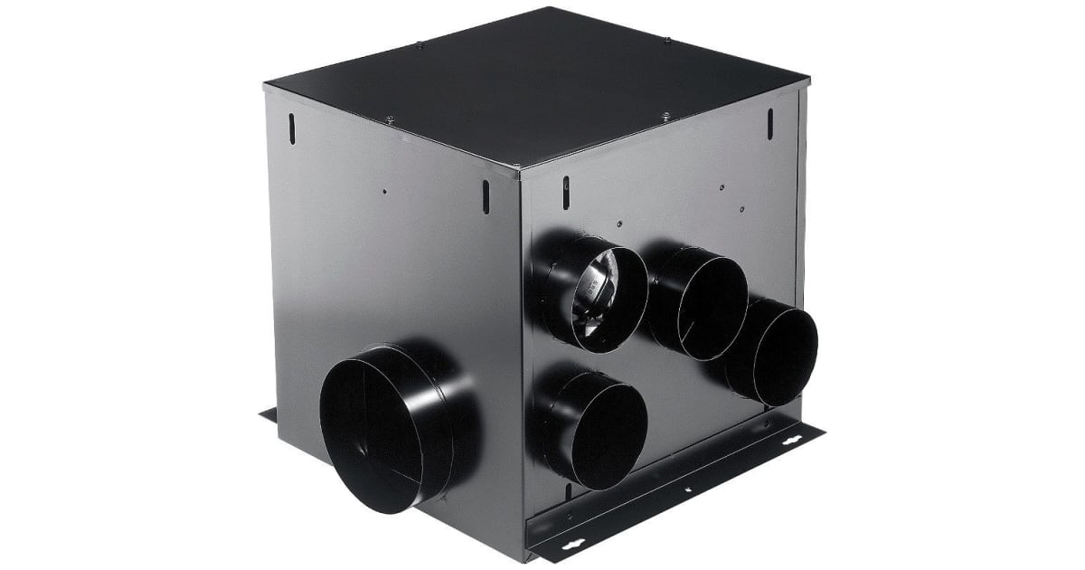 Broan MP280 290 CFM 3 Sone HVI Certified Multi-Port In-Line Ventilator ...