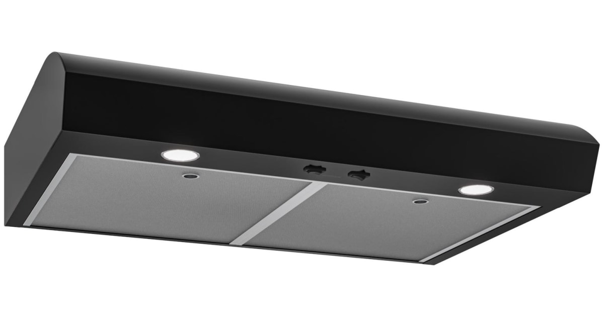 Broan MTR1303BL MTR1 Series 130 - 350 CFM 30 Inch Wide Under Cabinet ...