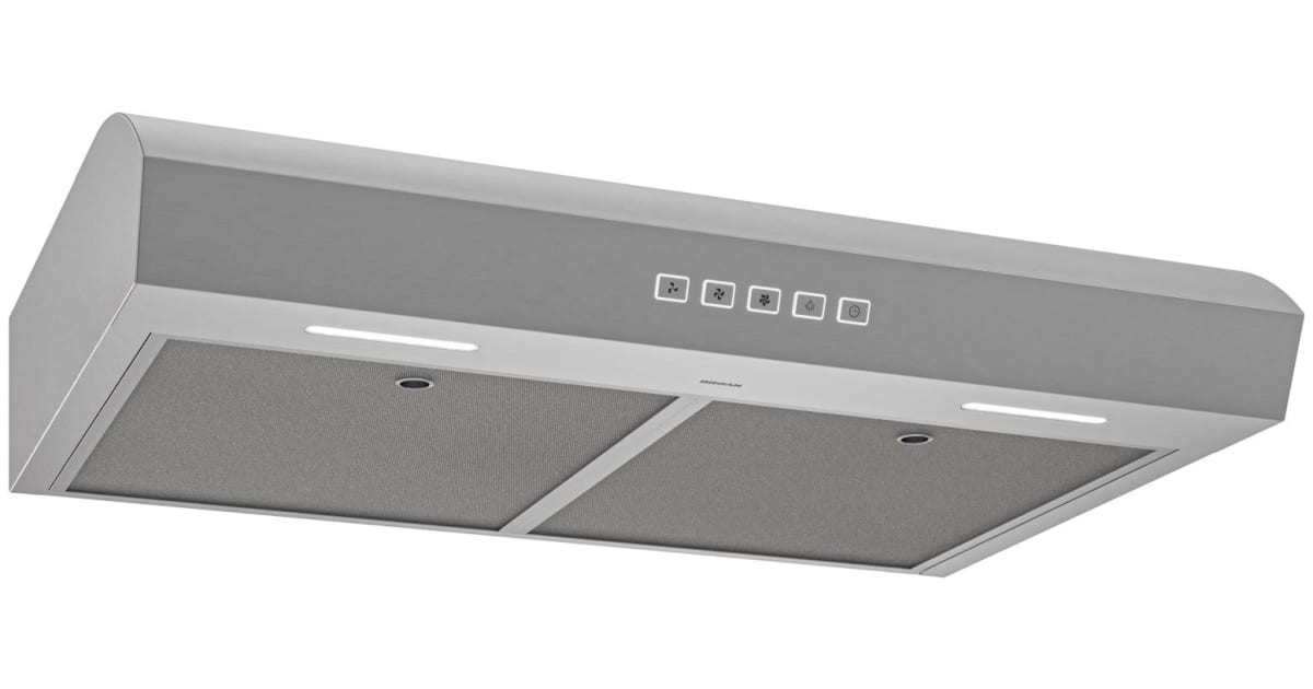 Broan MTR2303SS MTR2 Series 130 - 350 CFM 30 Inch Wide Under Cabinet ...