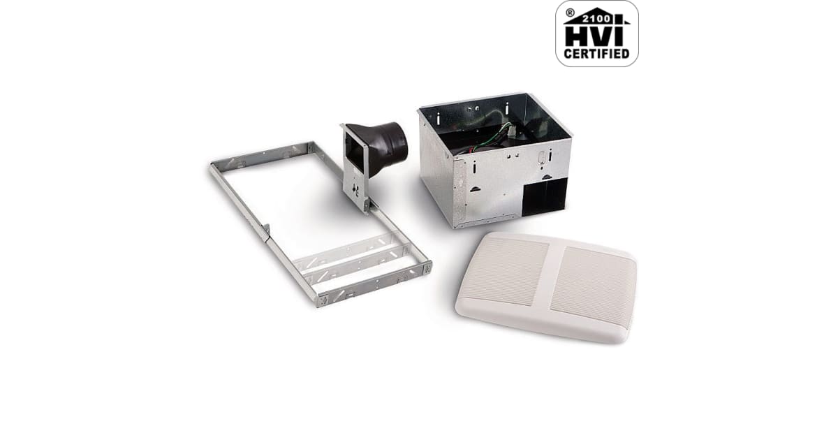 Broan QTRE080R 80 CFM 0.8 Sone Ceiling Mounted Energy Star Rated and ...