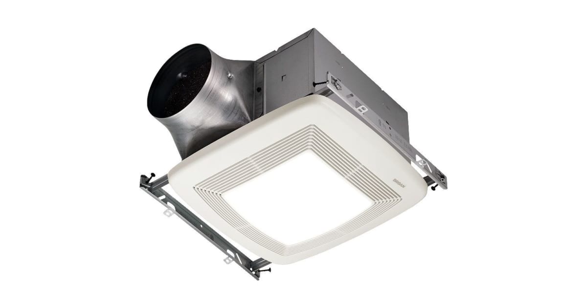 Broan XB50L 50 CFM 0.3 Sone Ceiling Mounted Energy Star Rated and HVI ...
