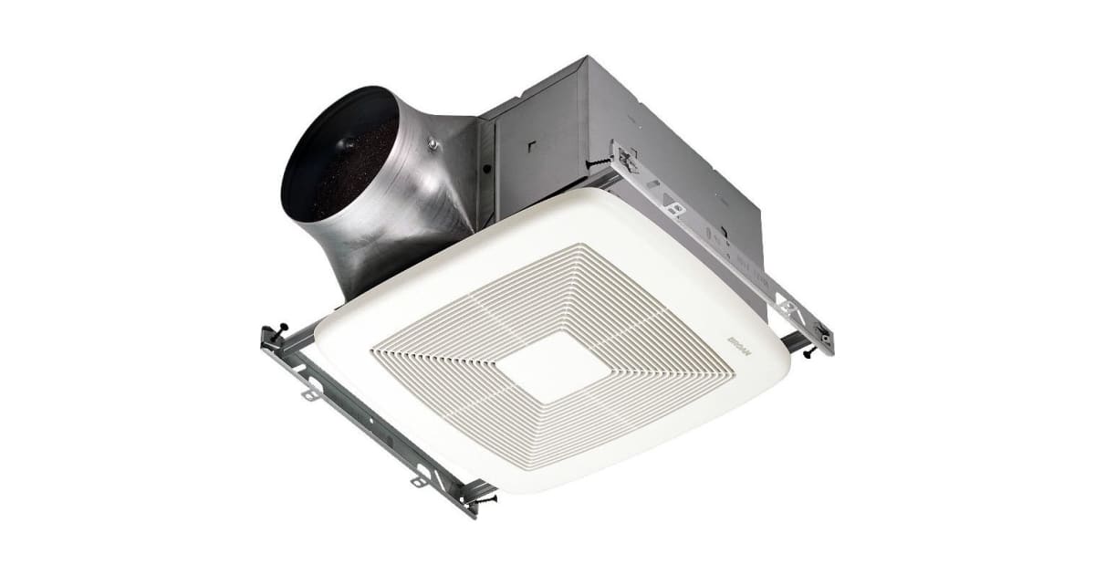 Broan XB80 80 CFM 0.3 Sone Ceiling Mounted Energy Star Rated and HVI ...
