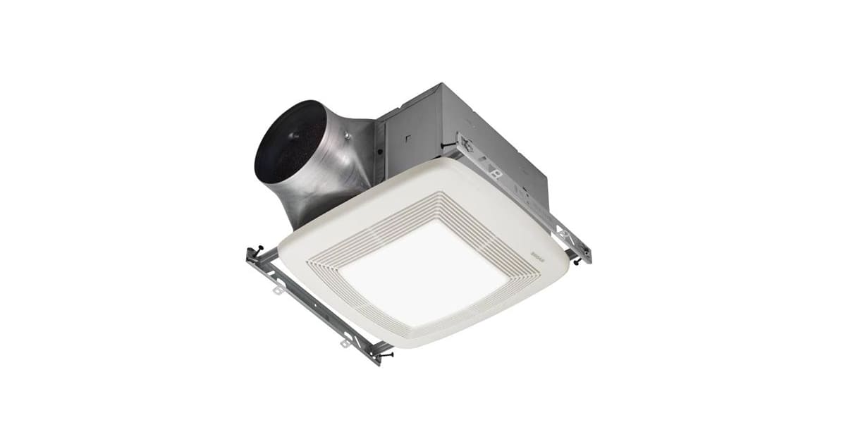 Broan XB80L Ventilation Fan with Light 80 CFM and 0.3 Sones from Ultra ...