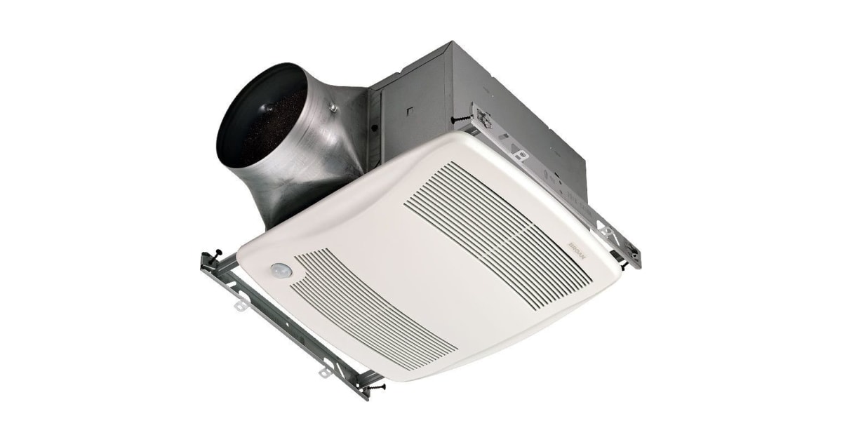 Broan ZB110M 110 CFM 0.3 Sone Ceiling Mounted Energy Star Rated and HVI ...