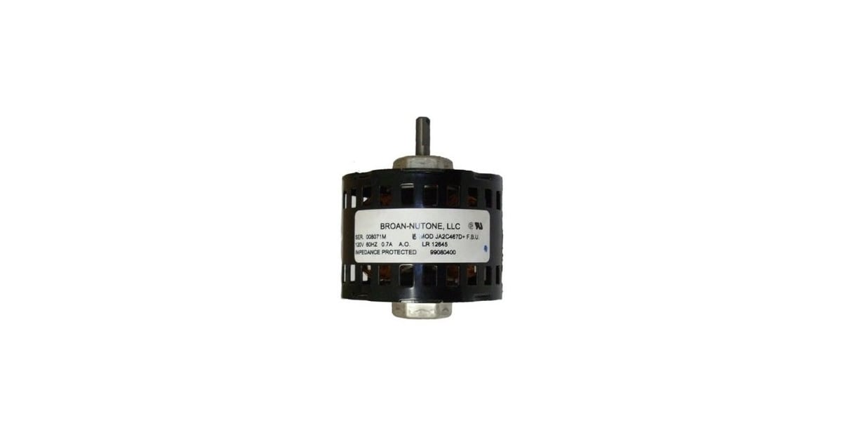Broan 97012137 Motor for the HS120L-B Solitaire and SensAire Bath Fans ...