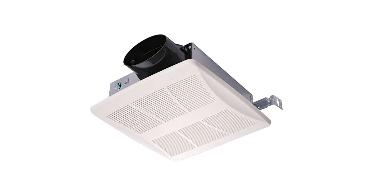 Broan LP510RS Lo-Profile DC Series 50-80-100 Selectable CFM Ventilation ...