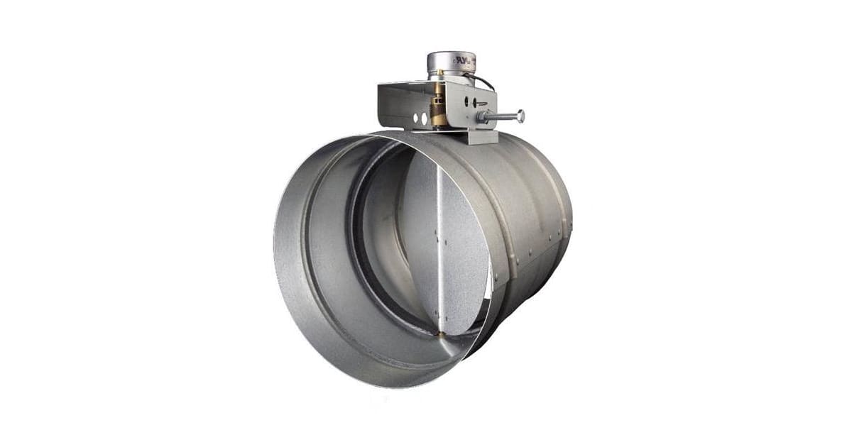 Broan MD6S 6 Inch Make-Up Air Slave Damper | Build.com