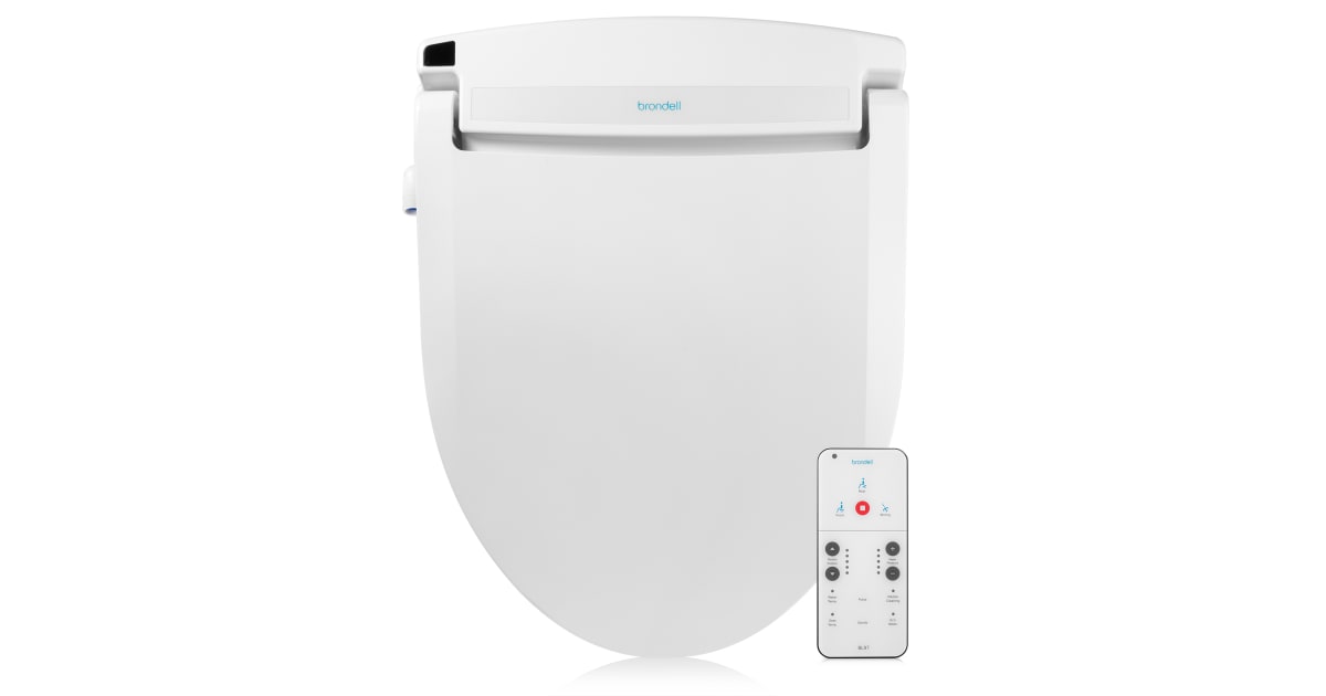 Brondell BL97-EW Swash Select Advanced Elongated Soft Close Bidet Seat ...