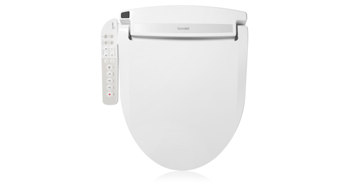 Brondell EM417-EW Swash Select Advanced Elongated Soft Close Bidet Seat ...