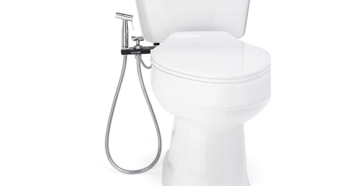 Brondell MBH-40-B Clean Spa Bidet Holster with Hand-Held Sprayer ...