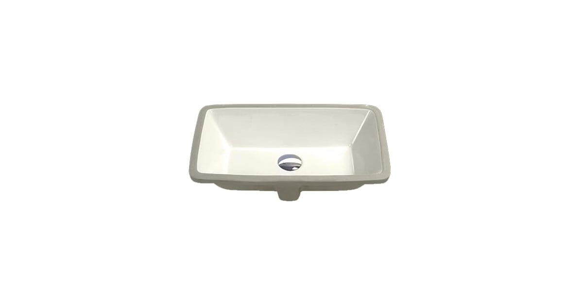 Build Essentials DLS1811BIS 21" Porcelain Undermount Bathroom Sink with ...