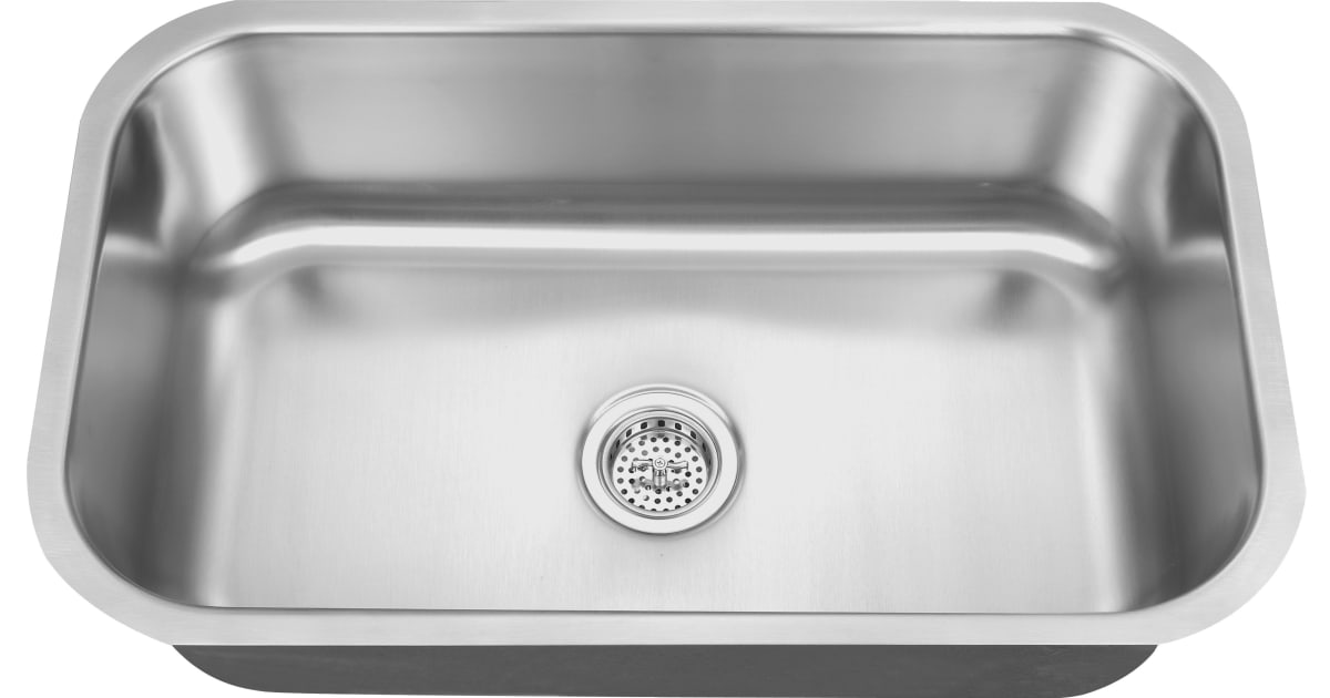 Build Essentials DSS3018C 30" Undermount Single Basin Stainless Steel ...