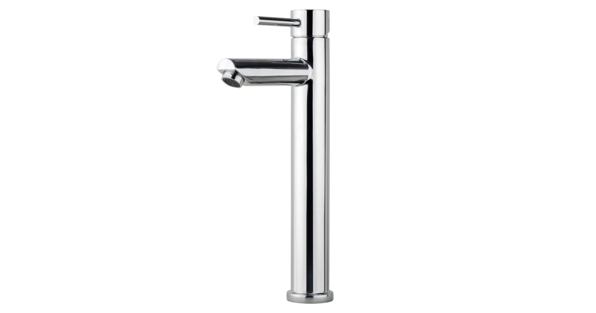 Build Essentials ML002-P 1.2 GPM Single Hole Vessel Bathroom Faucet ...