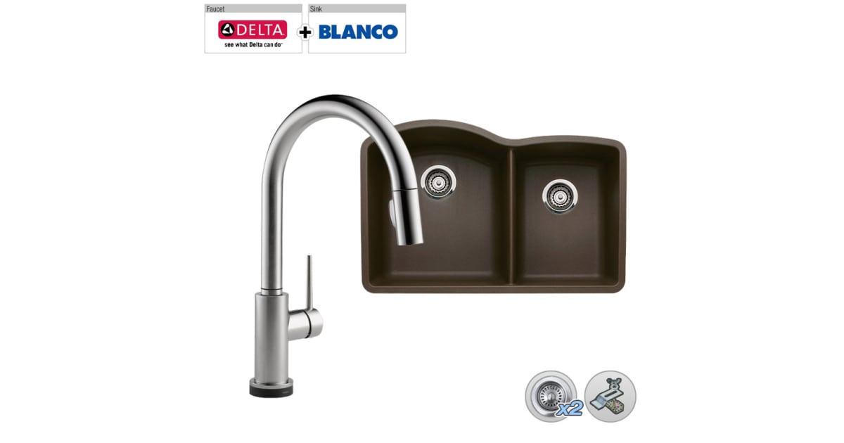 Build Smart Kits B440177/D9159T-DSTAR Combo: Blanco 32" | Build.com