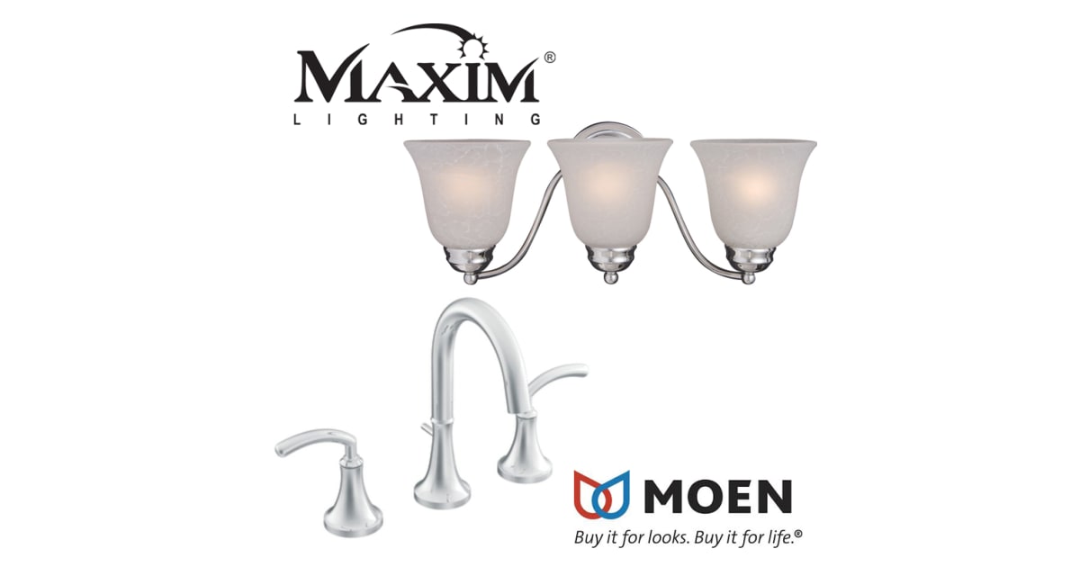 Build Smart Kits MTS6520/MX2122-CP Moen Widespread Bathroom Faucet with ...