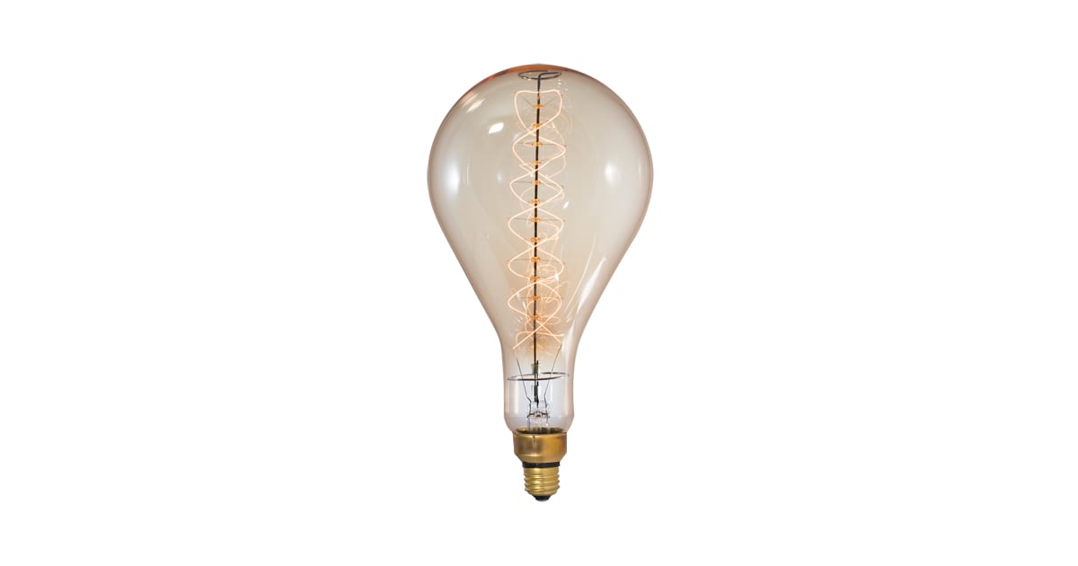 Bulbrite 137101 Grand Nostalgic 60 Watt PS52 Pear Shaped Oversized ...