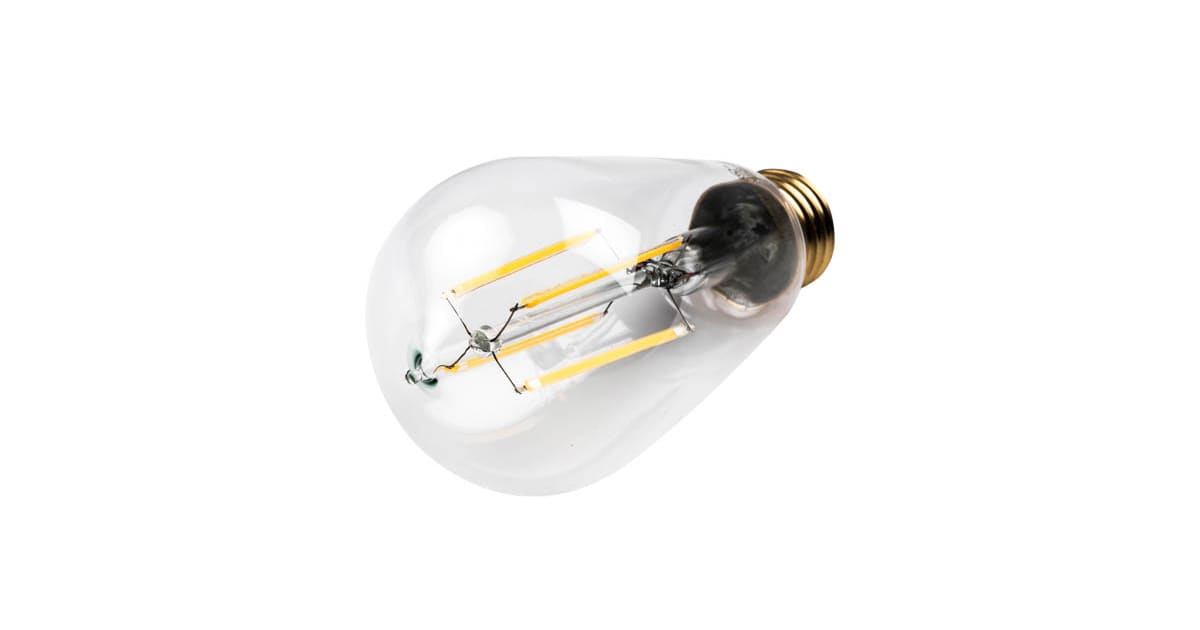 Bulbrite 776669 Pack of (5) 7 Watt Vintage Edison Dimmable ST18 Medium ...