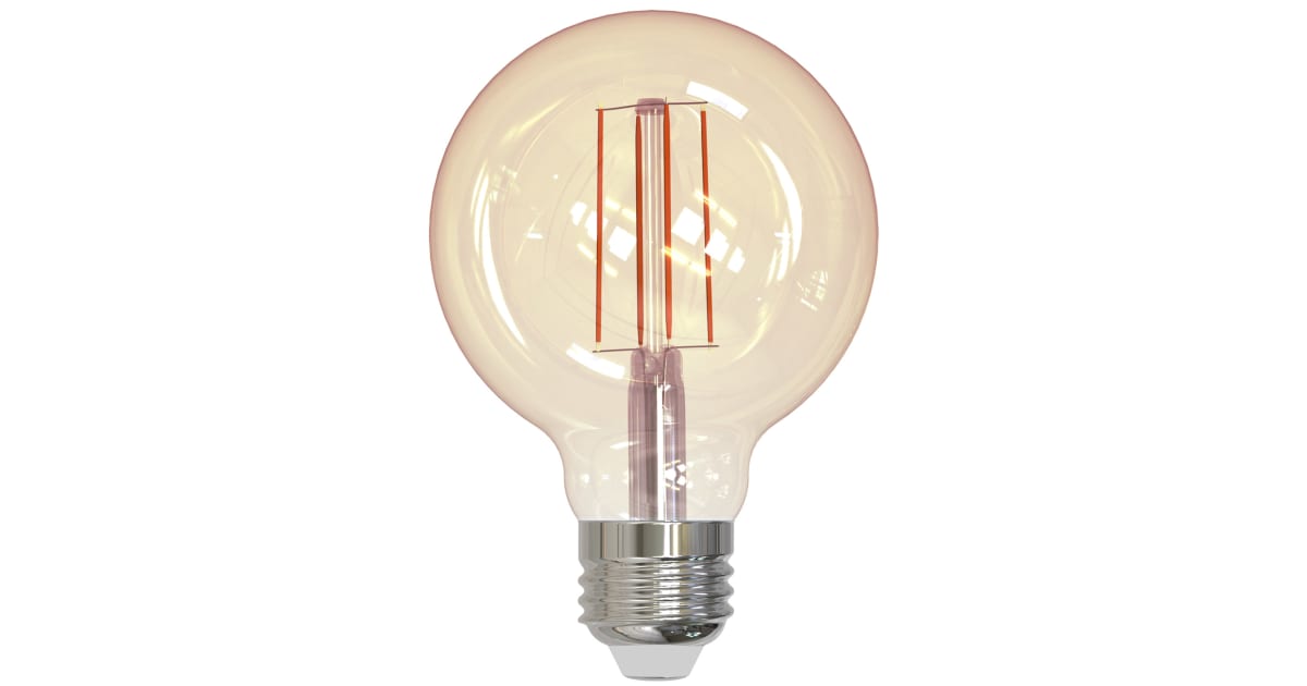 Bulbrite 861031 Pack of (2) 5 Watt Vintage Edison Dimmable G25 Medium ...