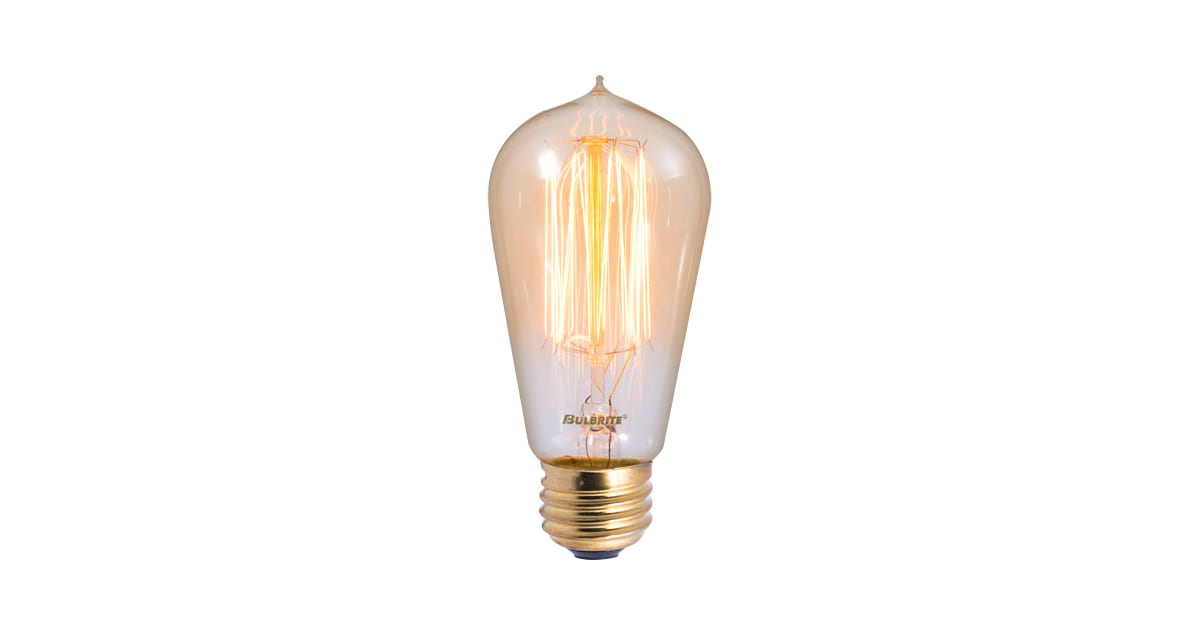 Bulbrite 861231 Pack of (4) 60 Watt Vintage Edison Dimmable ST18 Medium ...
