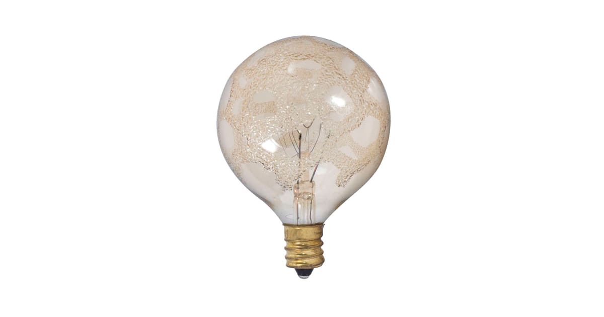 Bulbrite 861323 Pack of (6) 40 Watt Vintage Edison Dimmable G16.5 ...
