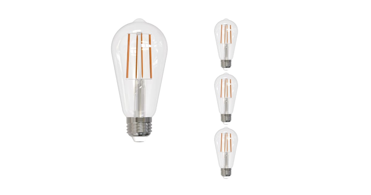 Bulbrite 862849 Pack of (4) 13 Watt Vintage Edison Dimmable ST18 Medium ...