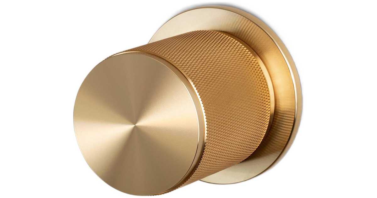 Buster + Punch NDK-05247-334 Cross Passage Door Knob Set with Round ...