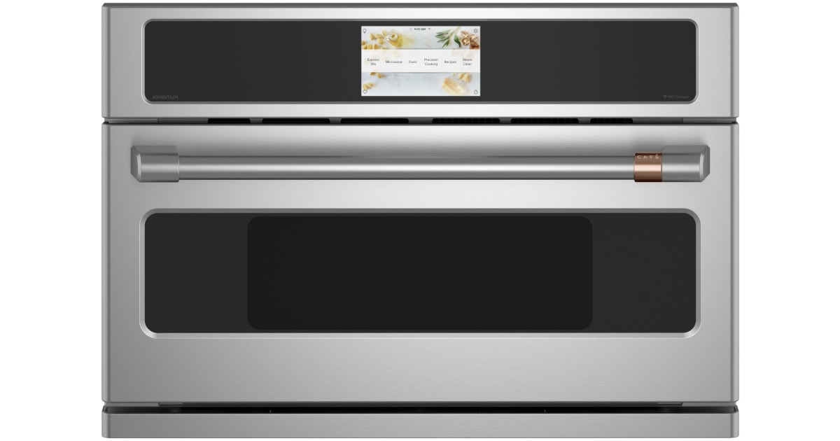 Cafe CSB923P2VS1 30 Inch Wide 1.7 Cu. Ft. Electric Single Oven with ...