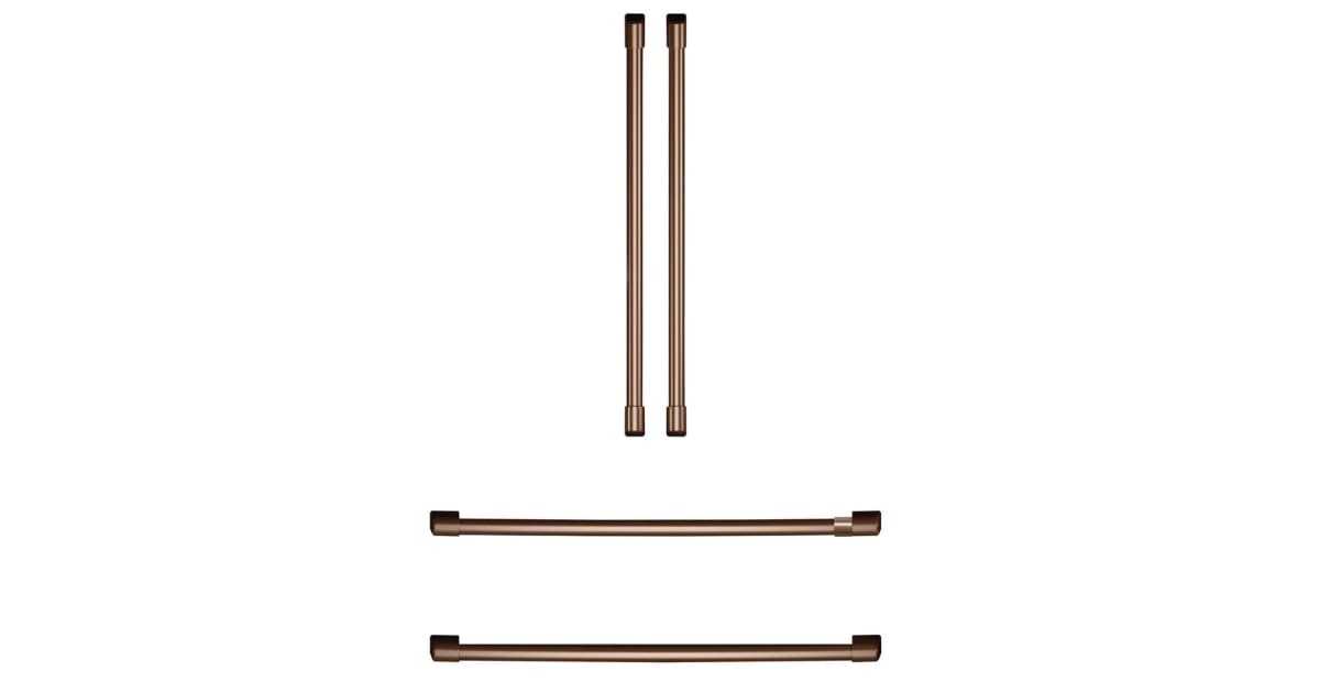 Cafe CXQB4H4PNCU 4-Piece Refrigerator Handle Kit - Brushed Copper ...