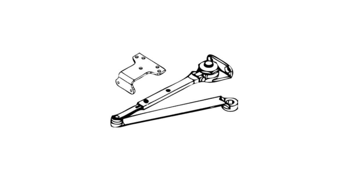 Cal-Royal 901/902ALUM Parallel Hold Open Adjustable Door Closer Arm ...