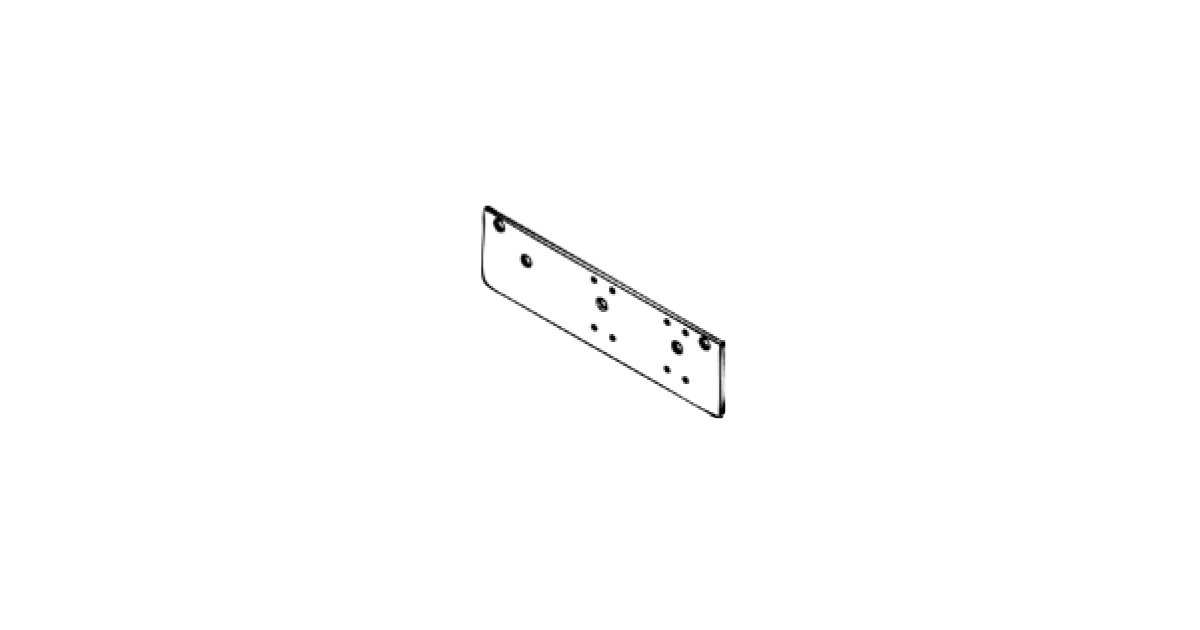 Cal-Royal CR18ALUM Top Rail Drop Plate from the CR441 Series | Ferguson ...