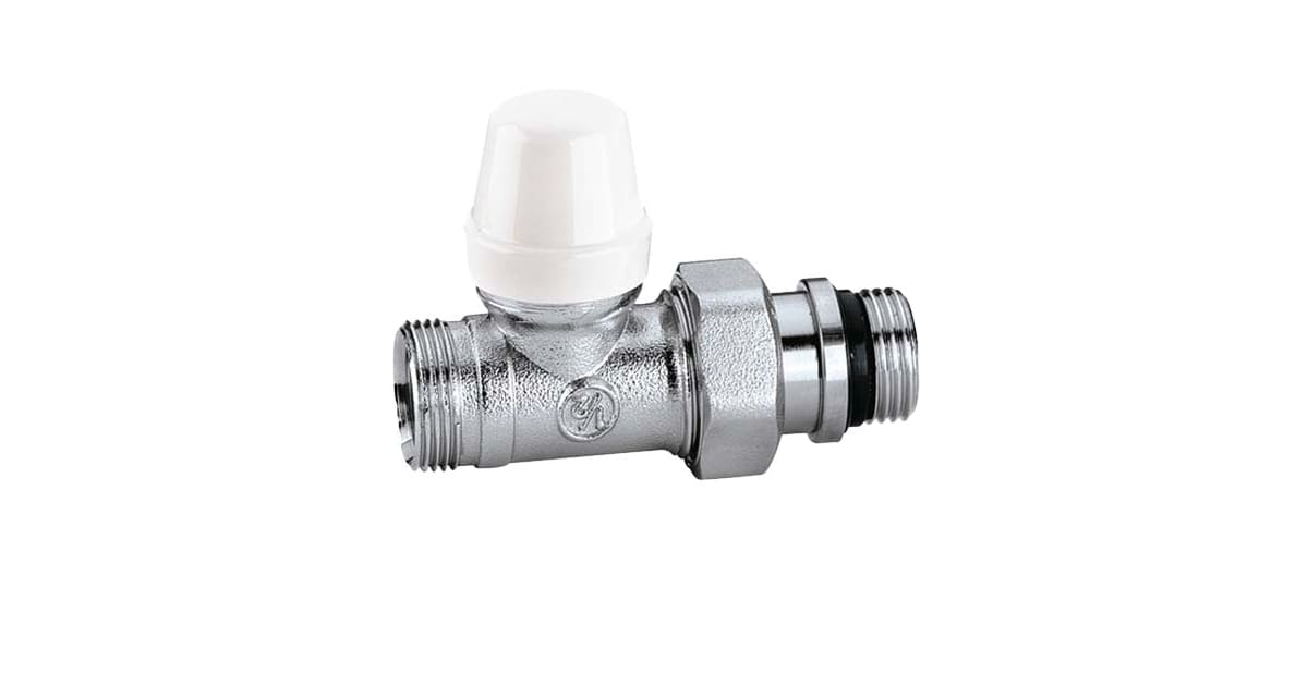 Caleffi 343452 Straight Isolation & Balancing Valve, 1/2" Straight ...