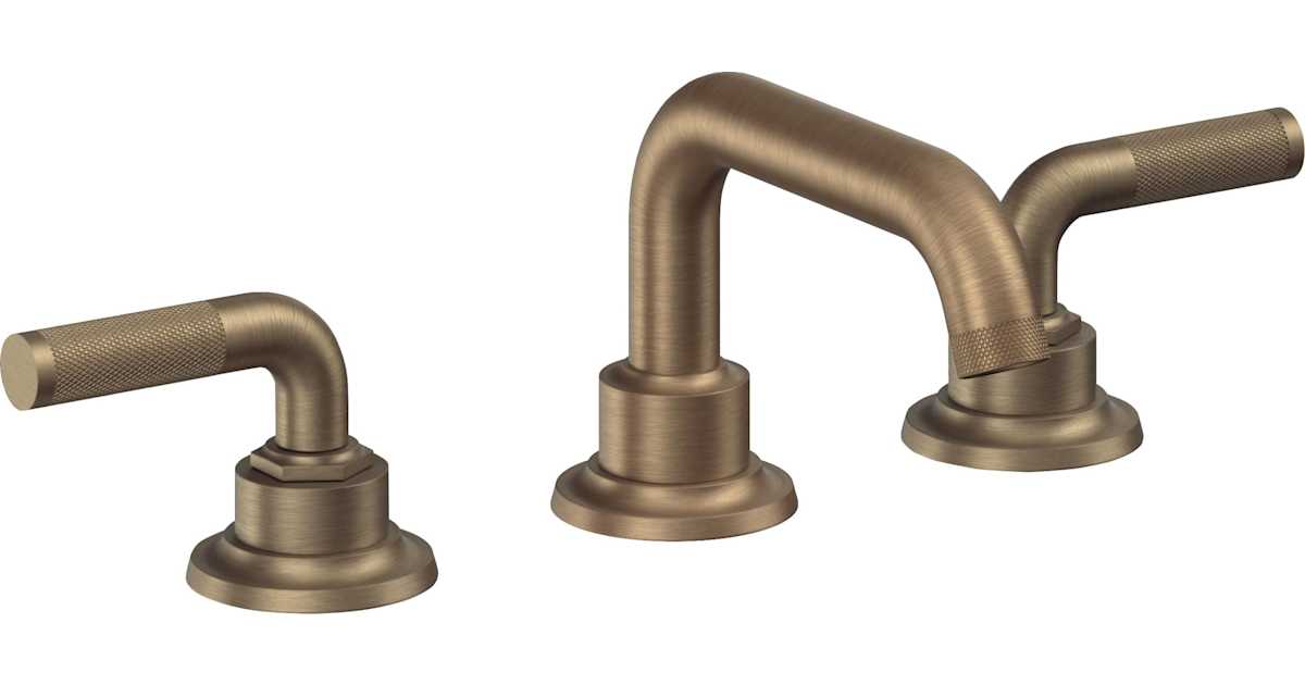 California Faucets 3002KZB-ABF Descanso 1.2 GPM Widespread Bathroom ...