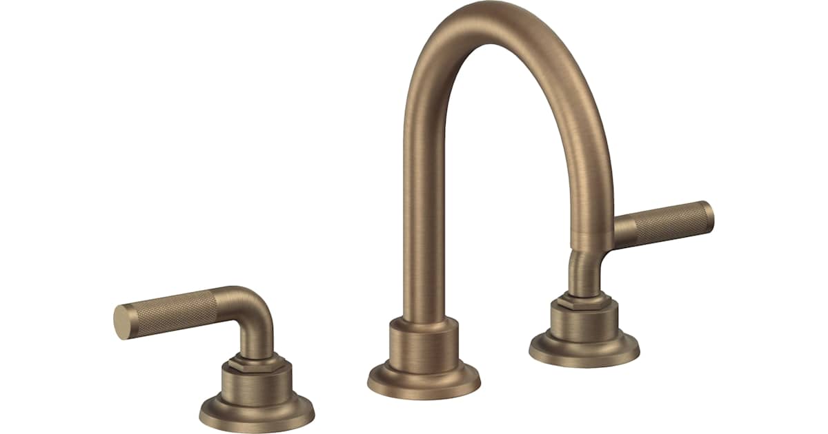 California Faucets 3102KZB-ABF Descanso 1.2 GPM Widespread Bathroom ...