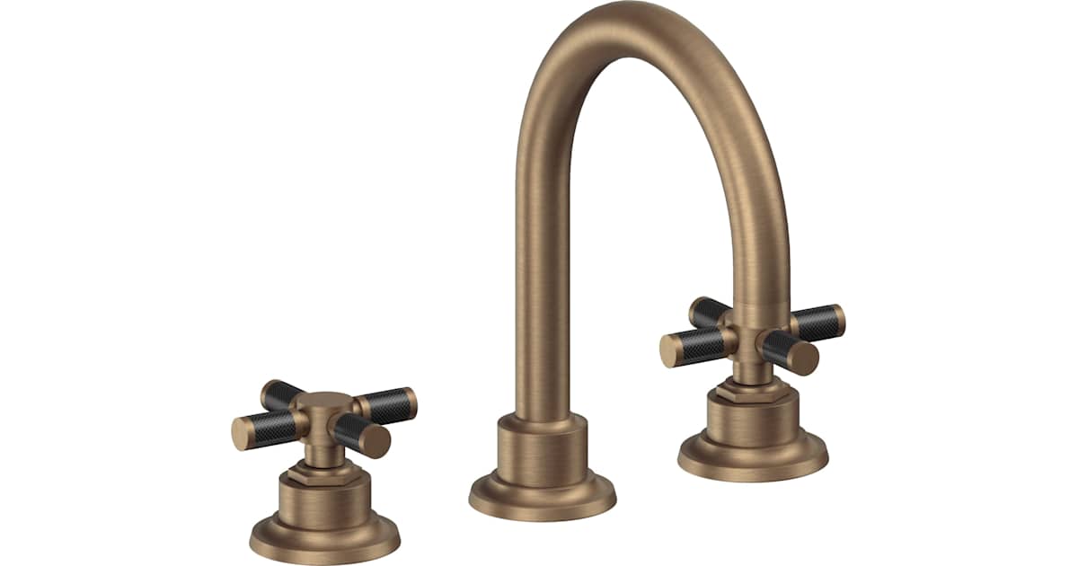 California Faucets 3102XF-ABF Descanso 1.2 GPM Widespread Bathroom ...
