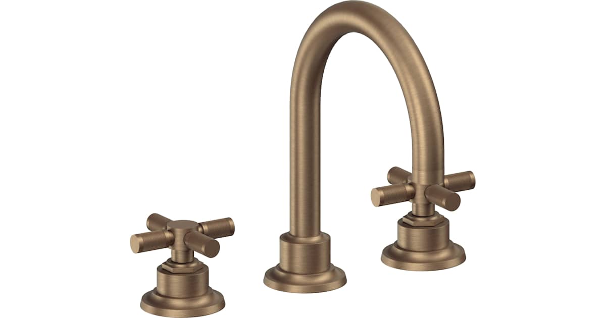 California Faucets 3102XK-ABF Descanso 1.2 GPM Widespread Bathroom ...