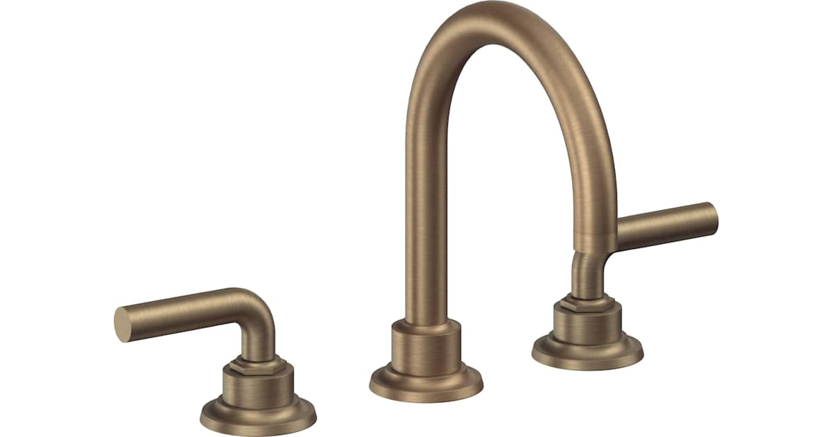 California Faucets 3102ZB-ABF Descanso 1.2 GPM Widespread Bathroom ...