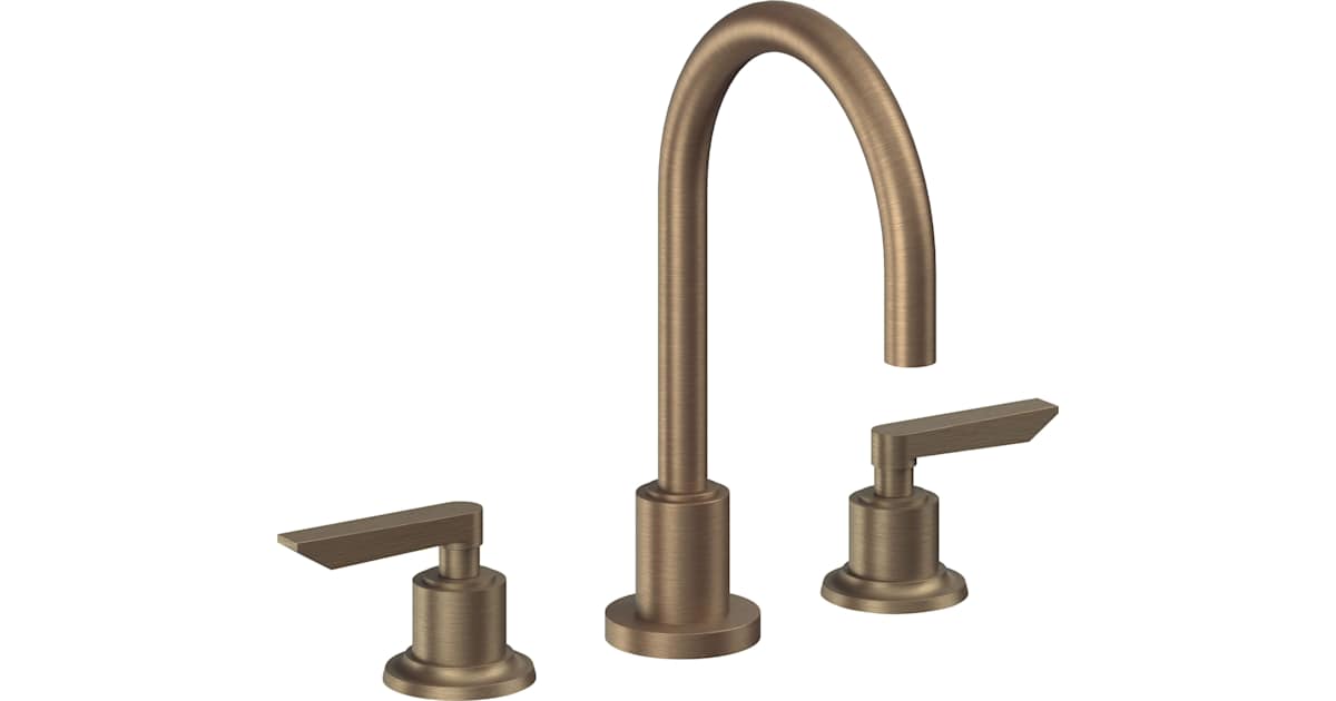 California Faucets 4502A-ABF Rincon Bay 1.2 GPM Widespread Bathroom ...