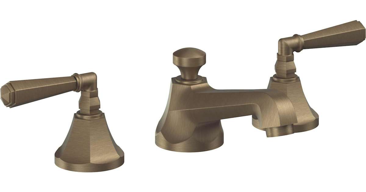 California Faucets 4602ZBF-ABF Monterey 1.2 GPM Widespread Bathroom ...